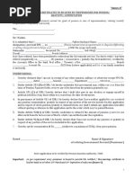 FORM I (Application For Gratuity by An Employee) | PDF