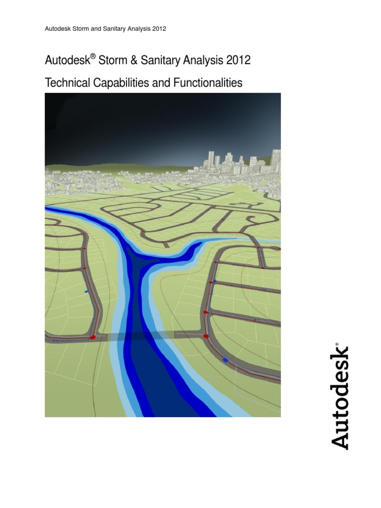 AutoCAD Civil3D 2012 Storm Sanitary Analysis TechnicalCapabilities | Storm Drain | Stormwater