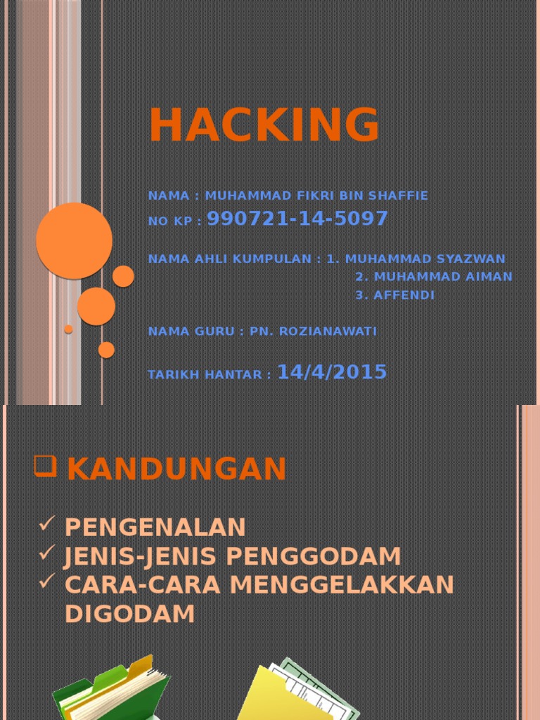 Hacking ICT by Fikri | PDF | Karier & Perkembangan | Ilmu Sosial