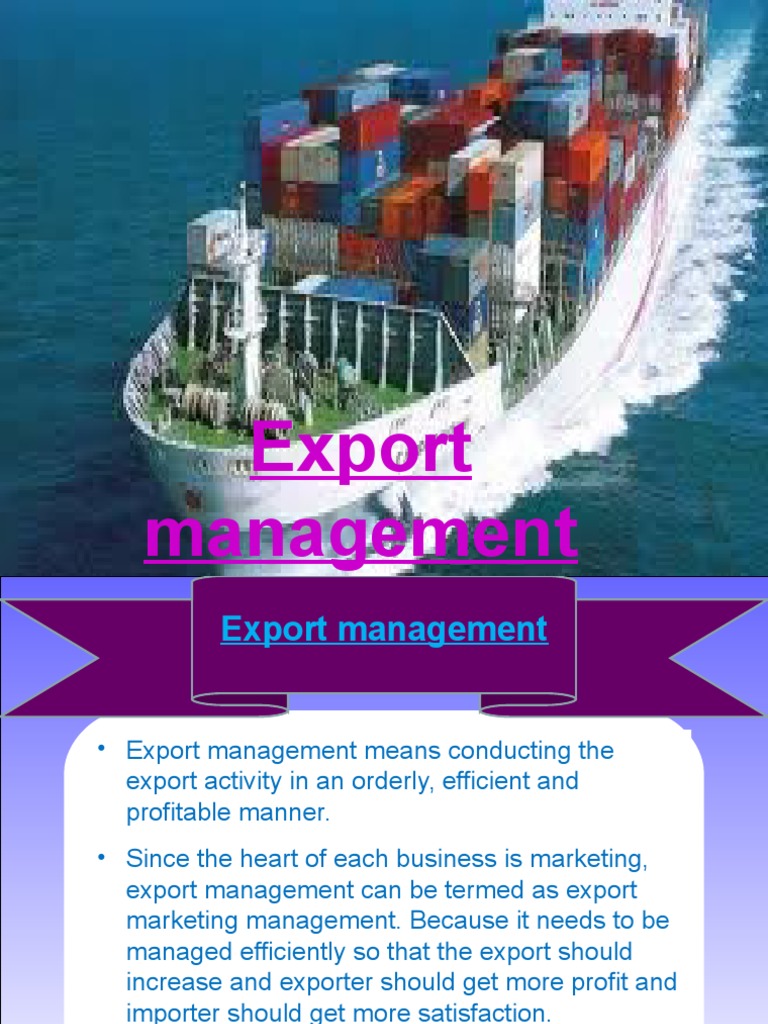 Export Management Strategies Explained | PDF | Exports | Letter Of Credit