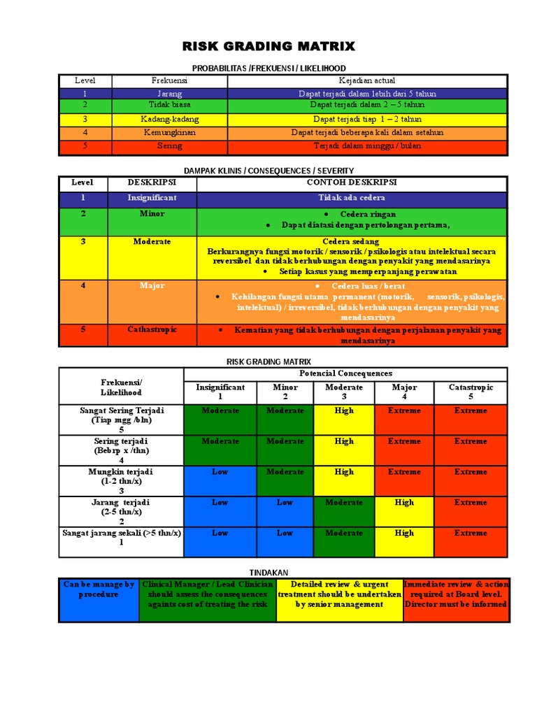 Risk Grading Matrix | PDF