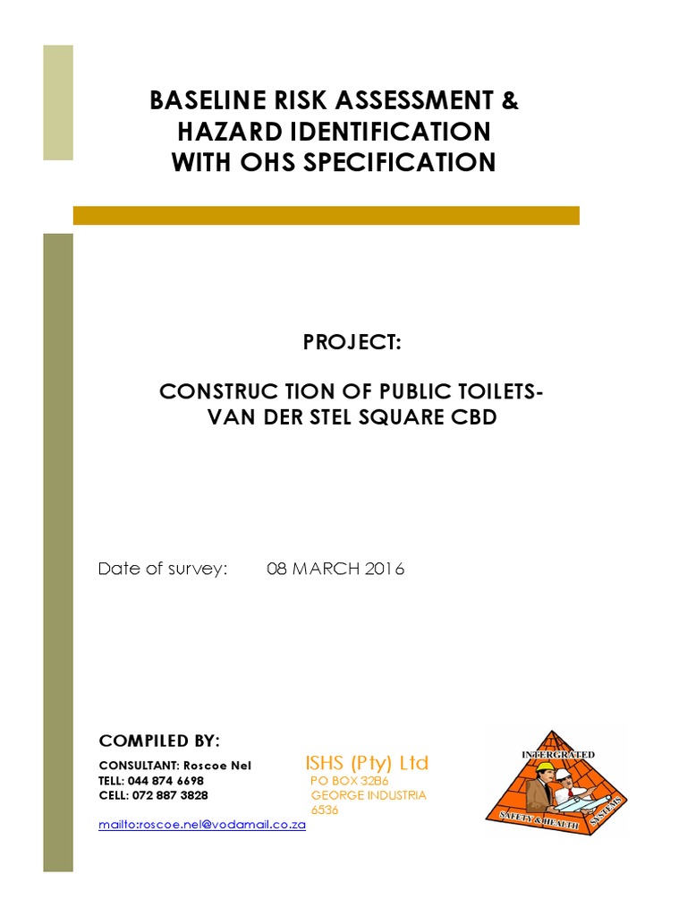 OHS Baseline Risk Assessment for Construction | PDF | Occupational ...