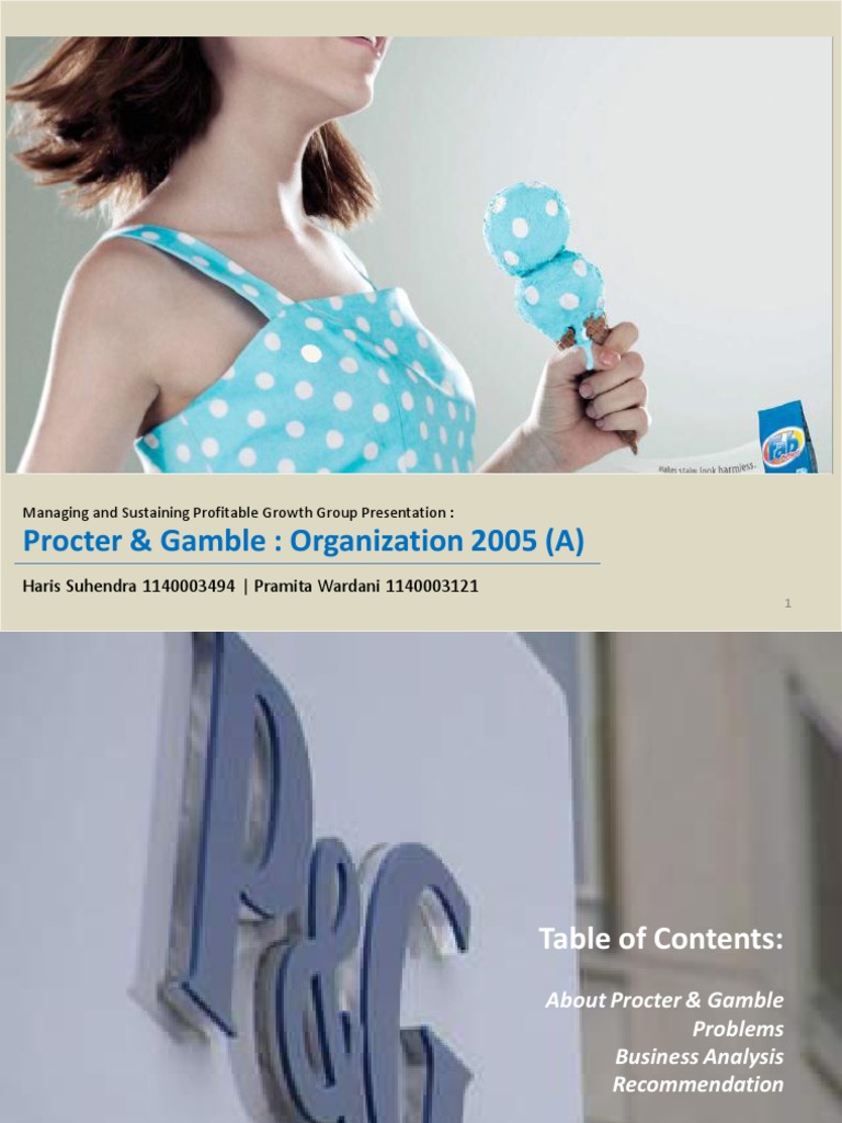 Procter and Gamble Organization 2005 (A) | PDF | Procter & Gamble | Strategic Management