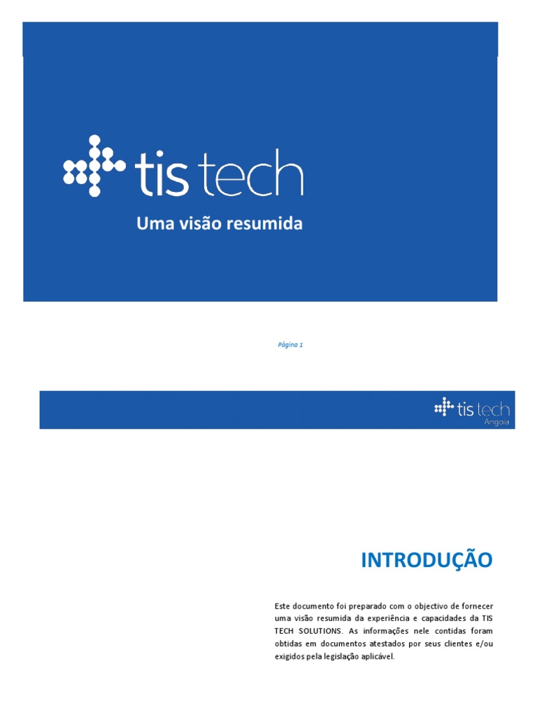 TIS COM DGL APR 201502241447 - APRESENTA+ç+âO - TIS TECH ANGOLA Uma Vis ...