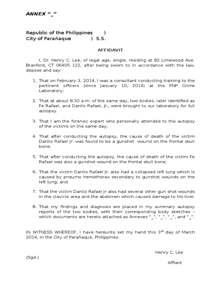 Forensic Expert Affidavit | PDF