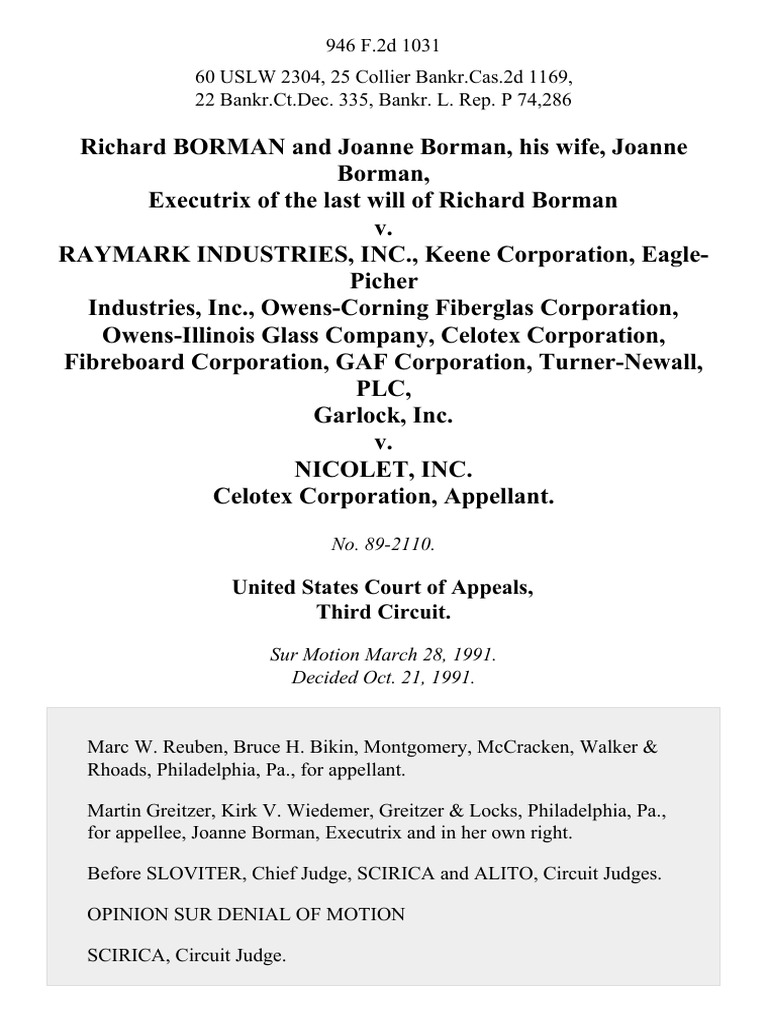 United States Court of Appeals, Third Circuit | PDF | Bankruptcy In The ...
