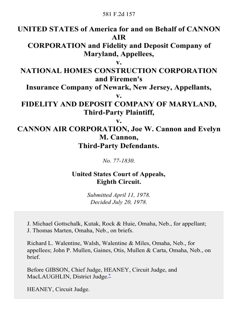 United States Court of Appeals, Eighth Circuit | PDF | Lawsuit ...