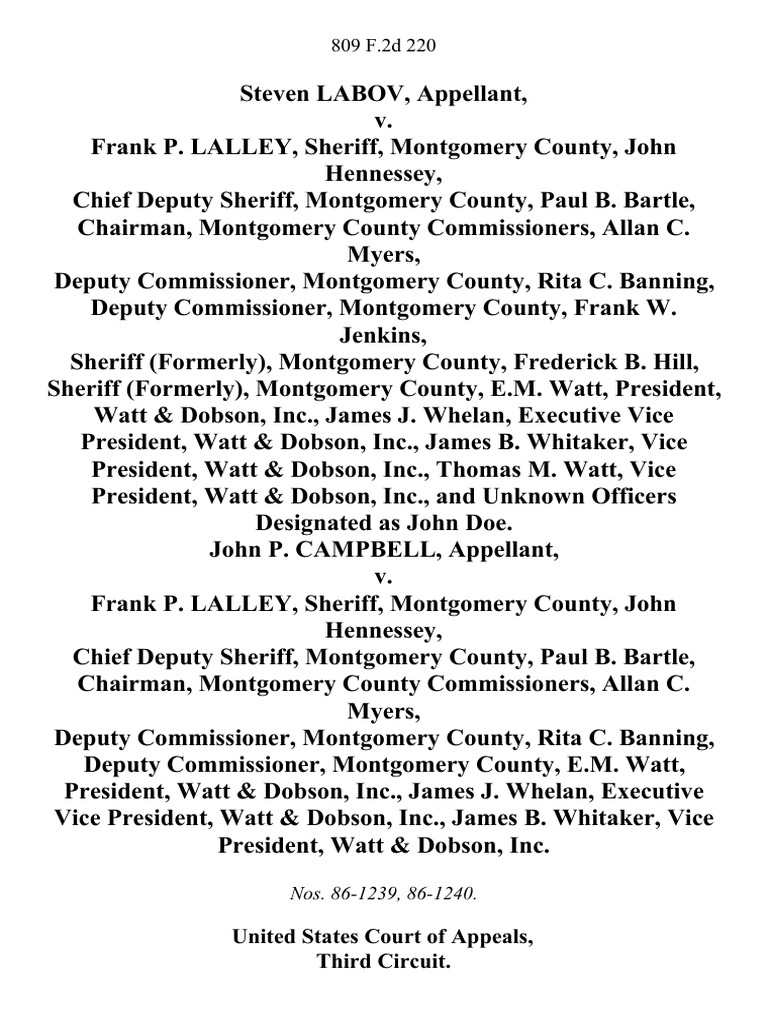 United States Court of Appeals, Third Circuit | PDF | Due Process ...