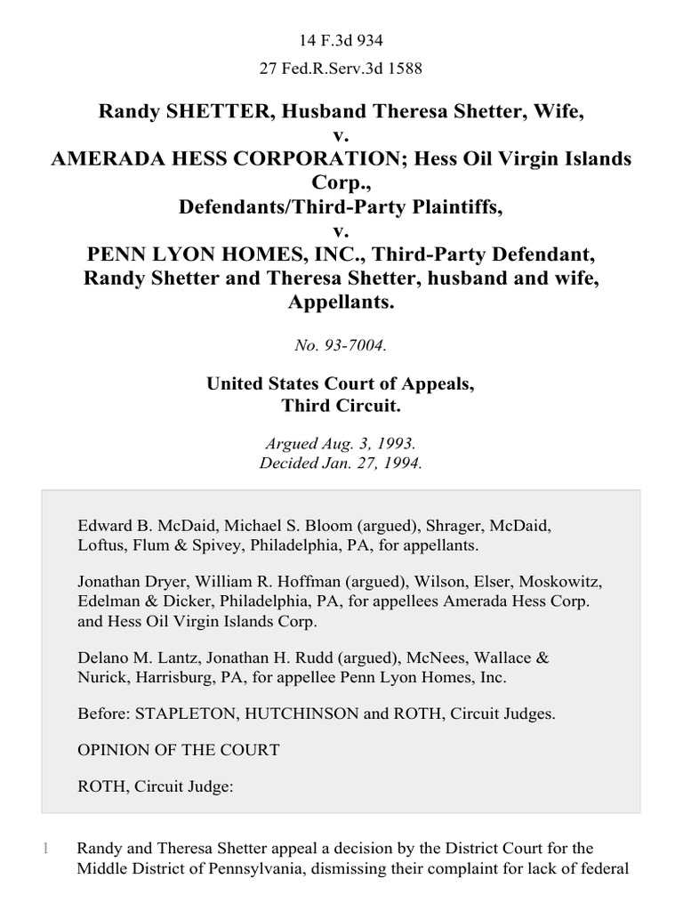 United States Court of Appeals, Third Circuit | PDF | Diversity ...