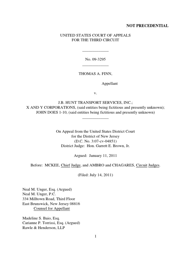 Not Precedential | PDF | Summary Judgment | Judgment (Law)