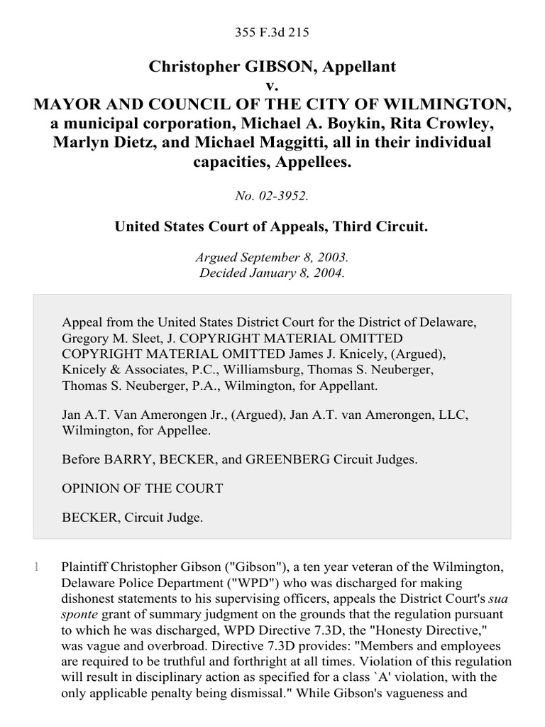 United States Court of Appeals, Third Circuit | PDF | Summary Judgment ...