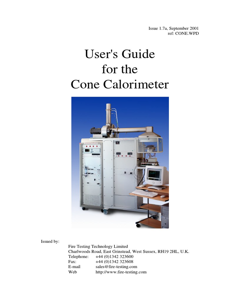 Cone Calorimeter | PDF | Calibration | Combustion