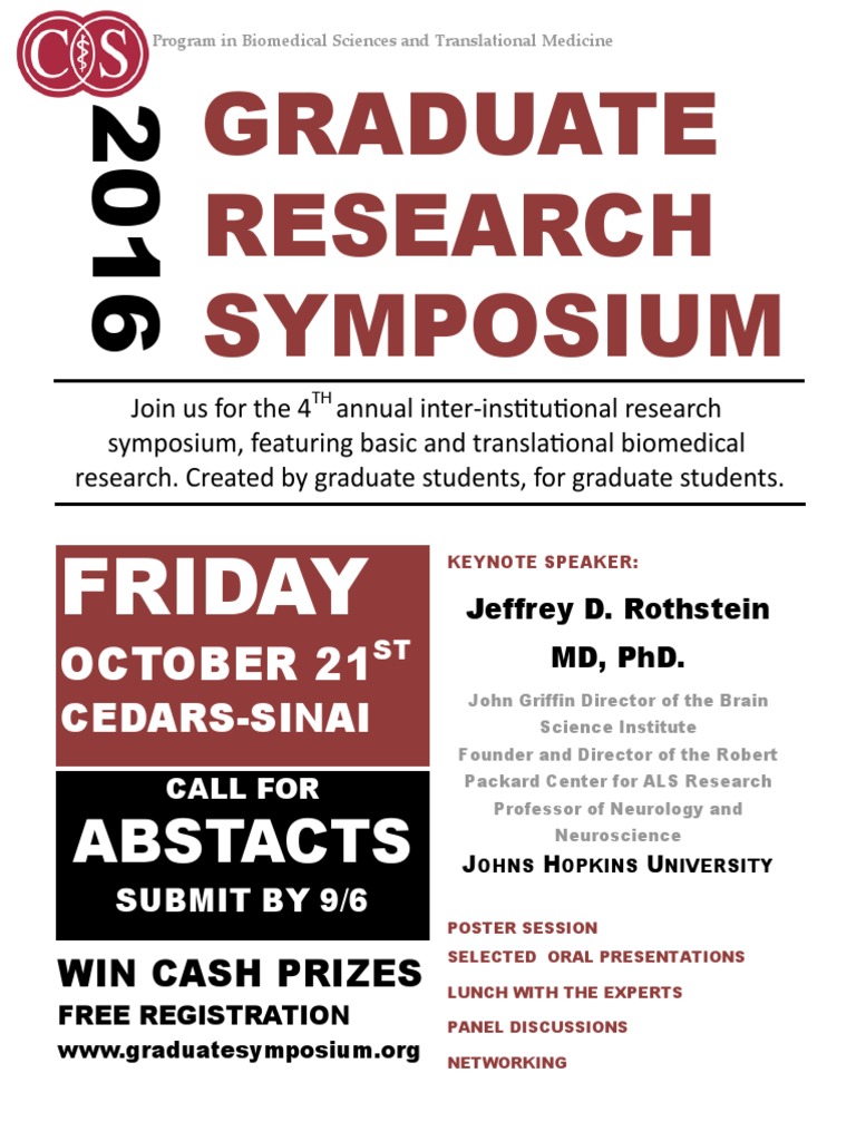2016 Graduate Research Symposium | PDF