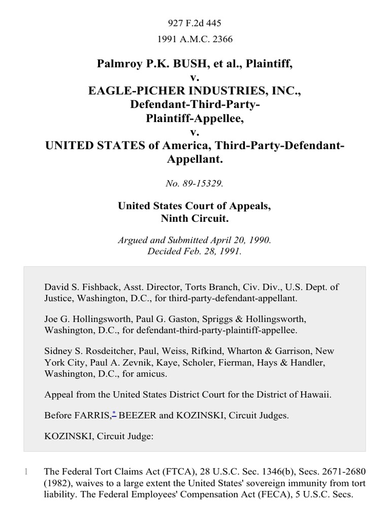 Palmroy P.K. Bush v. Eagle-Picher Industries, Inc., Defendant-Third ...