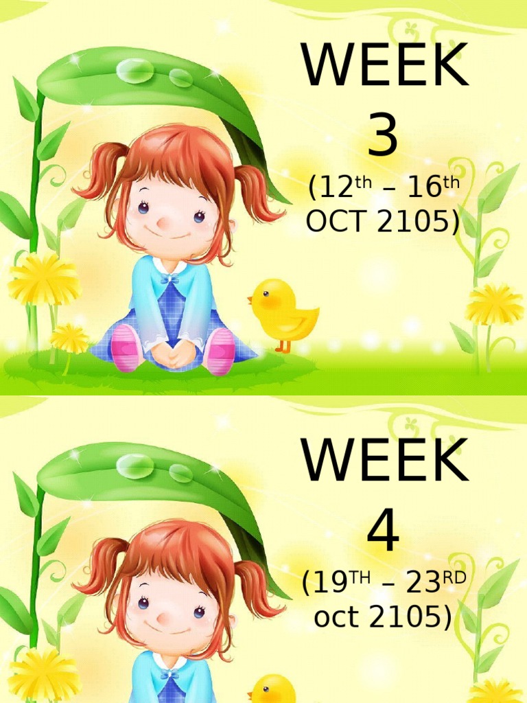 Cute Weekly Divider | PDF