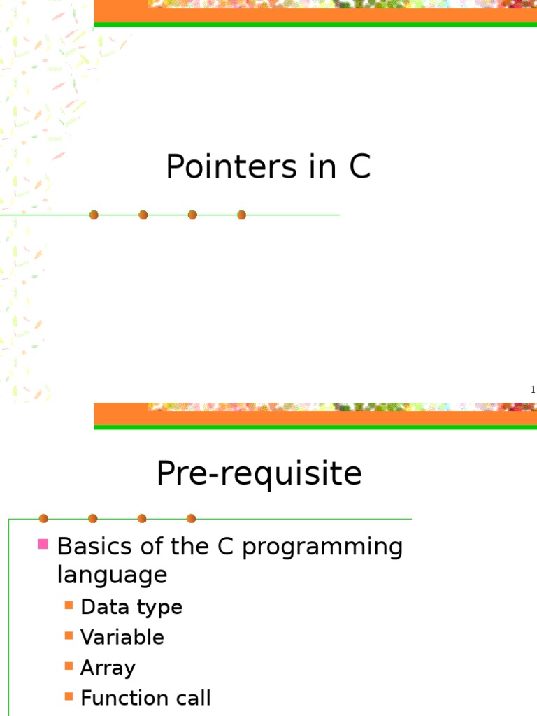 Cpointer Hk Pdf Pointer Computer Programming Array Data Structure