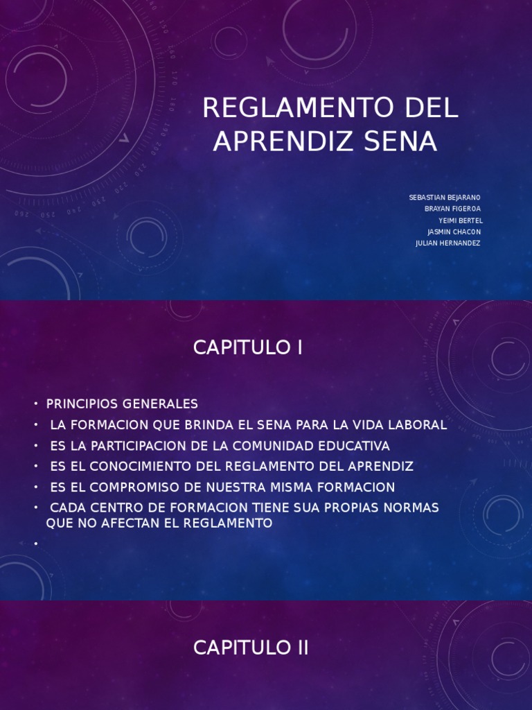 Reglamento Del Aprendiz Sena | PDF