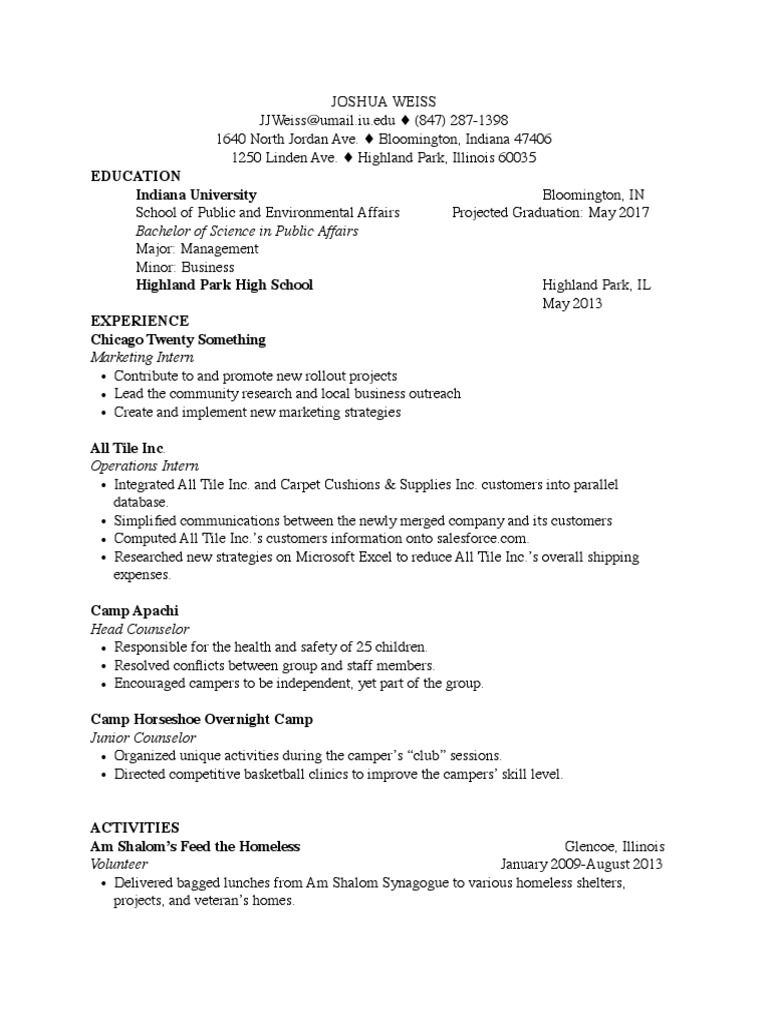 Resume - August 2016 | PDF | Business