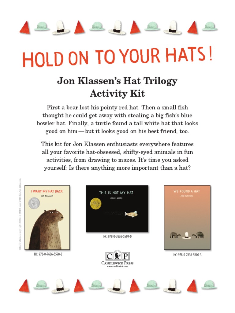We Found A Hat by Jon Klassen Activity Kit | PDF