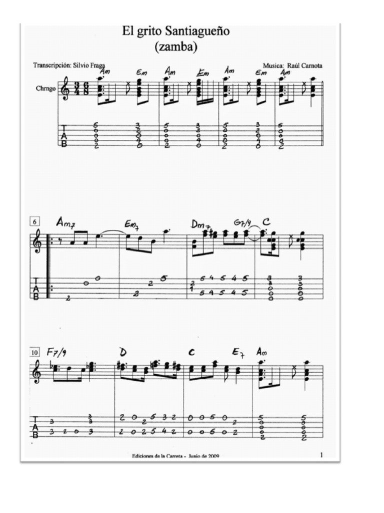 Grito Santiagueño Charango Pdf