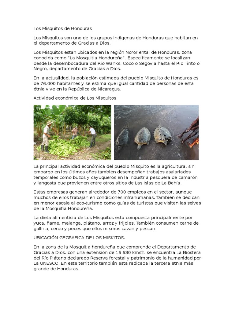 Los Misquitos de Honduras | Honduras | Nicaragua