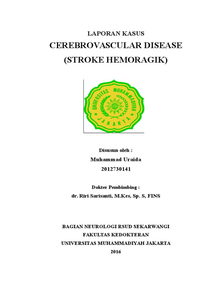 Laporan Kasus Stroke Iskemik | PDF