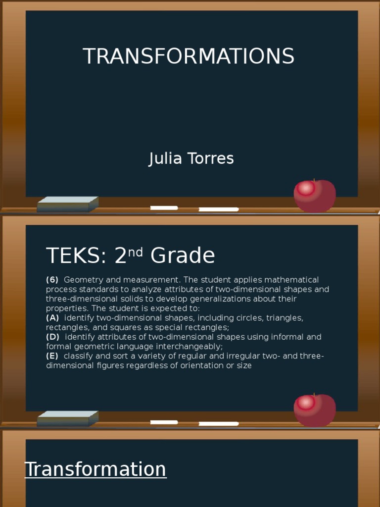 Transformations Project | PDF