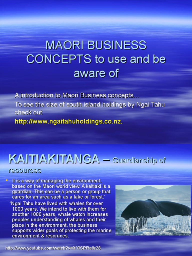 Maori Business Concepts | PDF | Māori People | Business