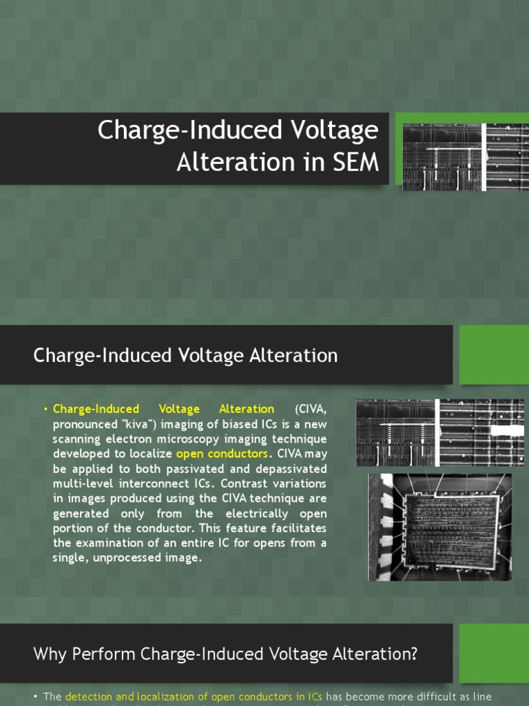 Charge-Induced Voltage Alteration in SEM | PDF | Scanning Electron ...