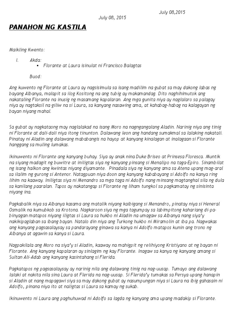 OUTPUT #1 Filipino | PDF