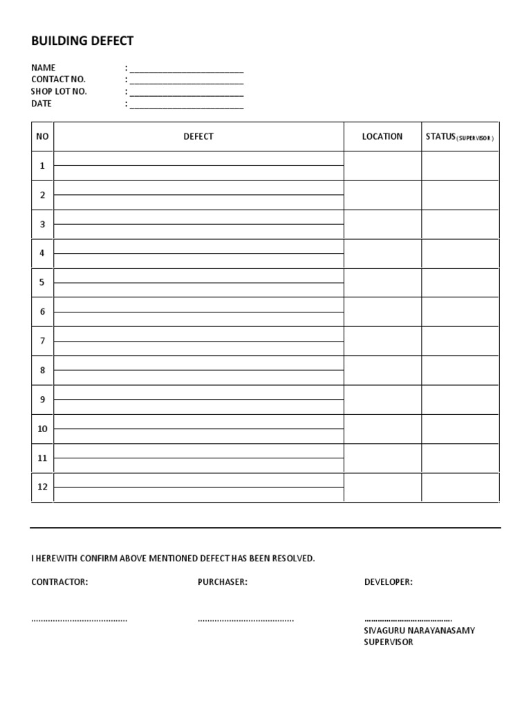 Building Defect | PDF