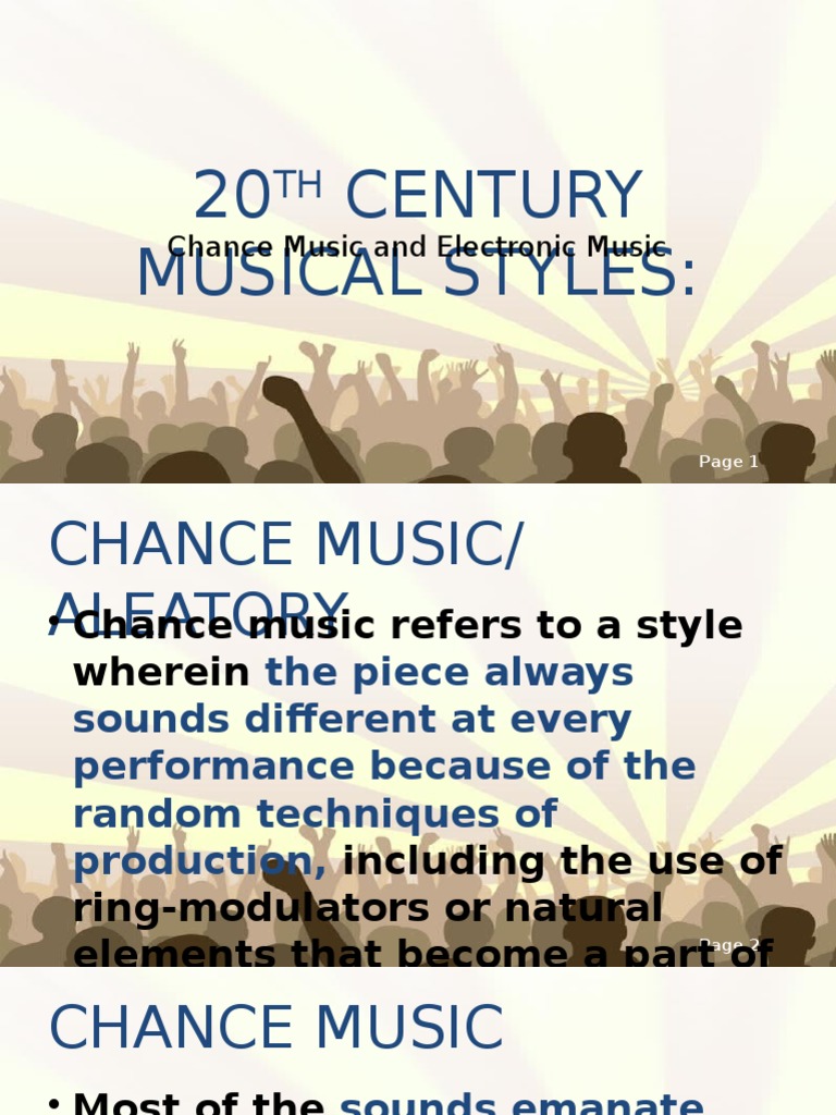 20th Century Musical Styles | PDF