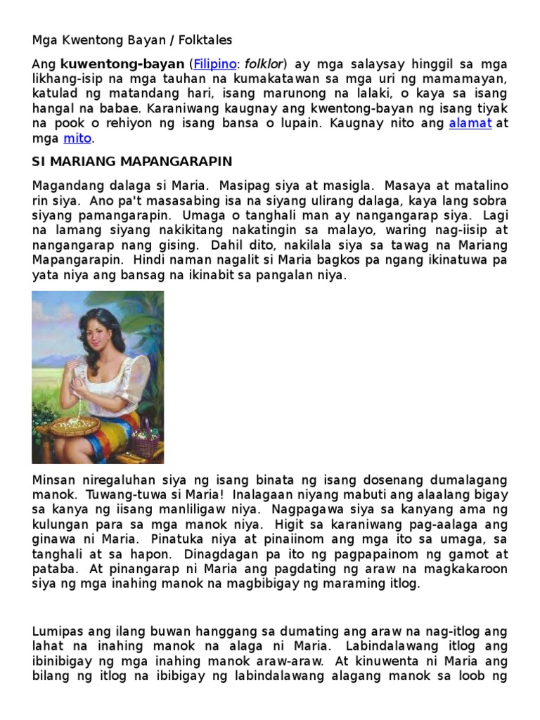 Mga Kwentong Bayan | PDF