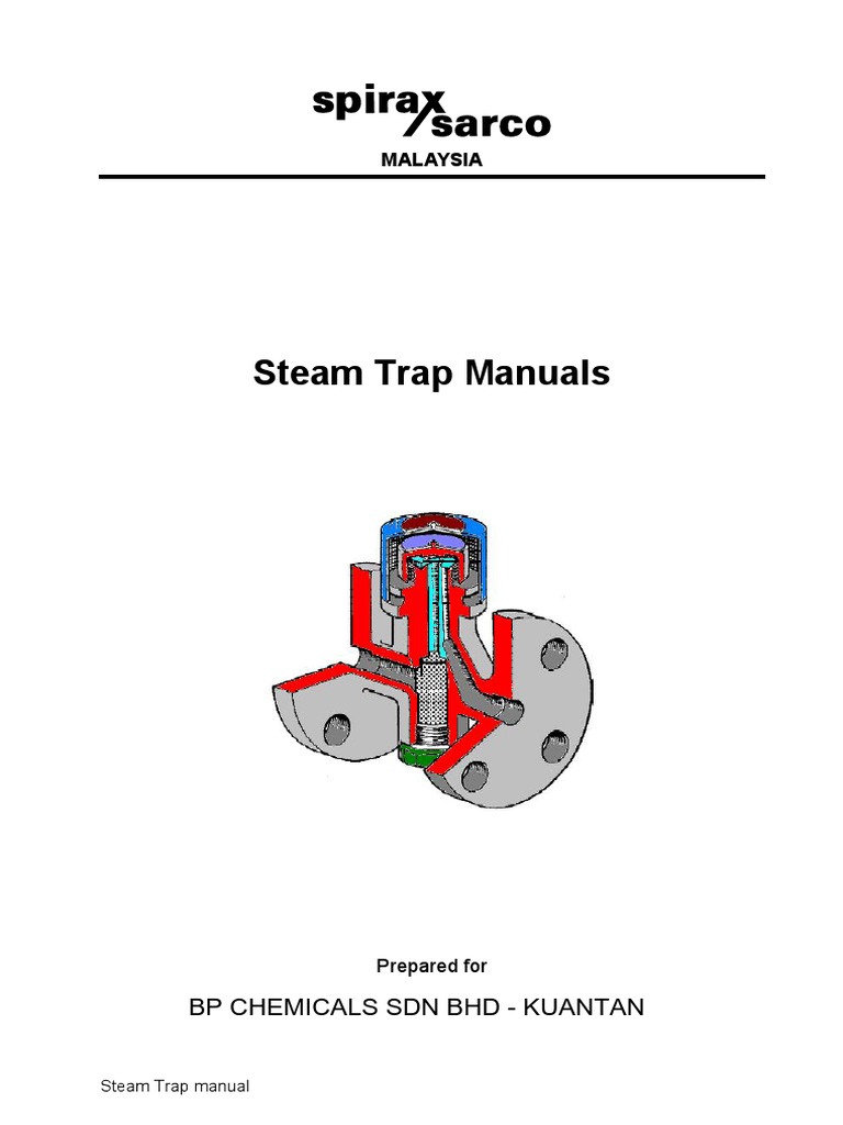 Steam Trap Manual | PDF | Steam | Liquids