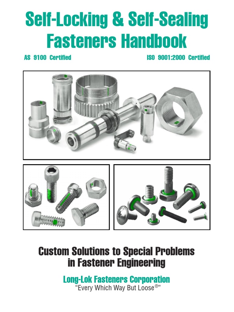 Locking Fasteners Handbook | Screw | Nut (Hardware)