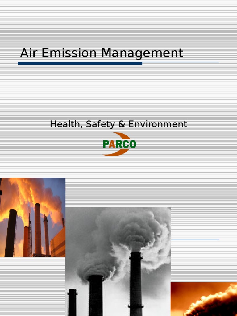 Air Emission Management: Health, Safety & Environment | PDF | Air ...