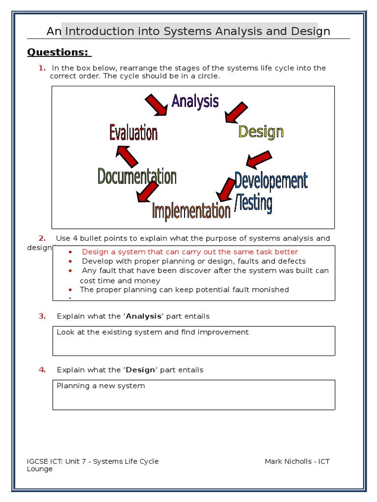 1 Systems Analysis and Design Intro | PDF | Business | Computers