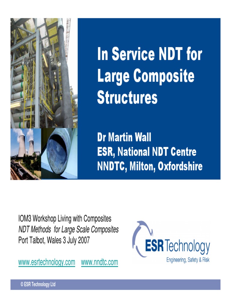 In-Service NDT Inspection | PDF | Nondestructive Testing | Composite ...