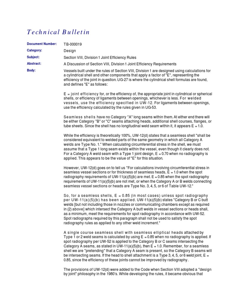 Joint Efficiency Rule | PDF | Welding | Construction