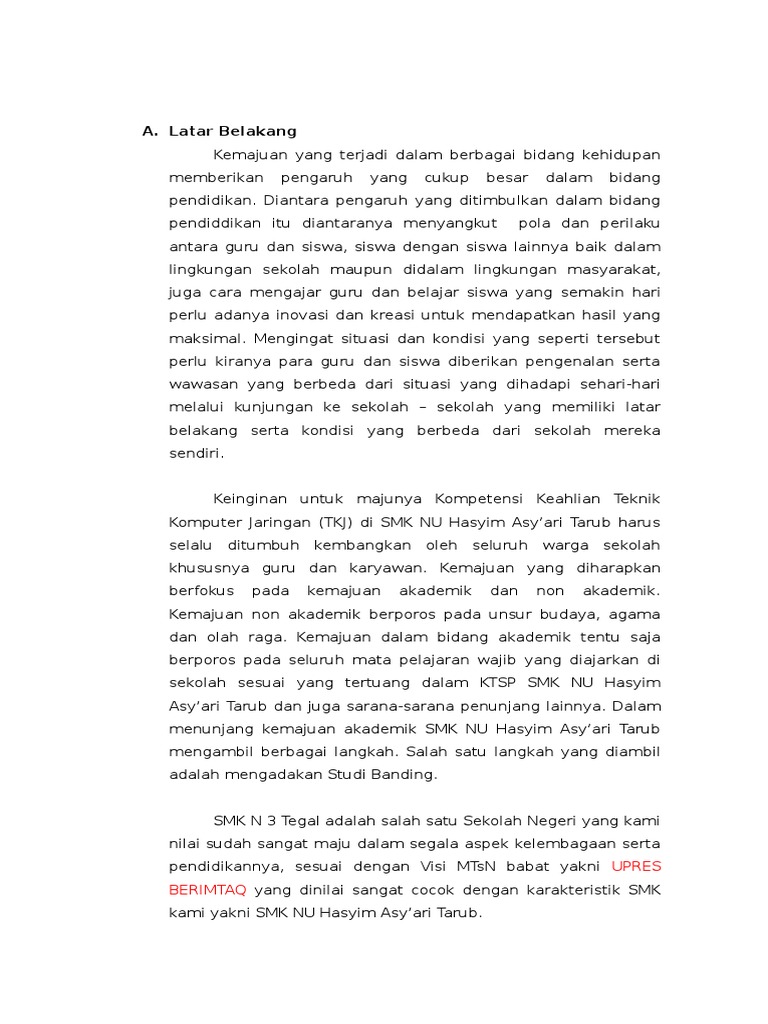 Proposal Studi Banding | PDF