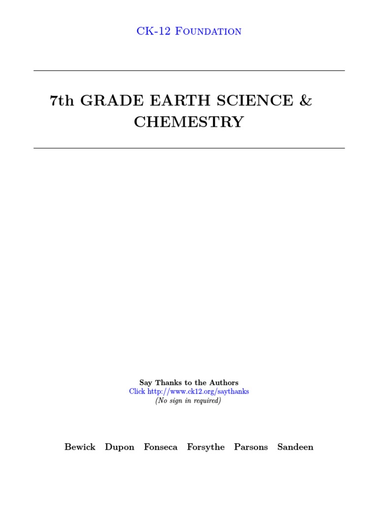 7th GRADE EARTH SCIENCE CHEMESTRY PDF | PDF | Ionic Bonding | Compass