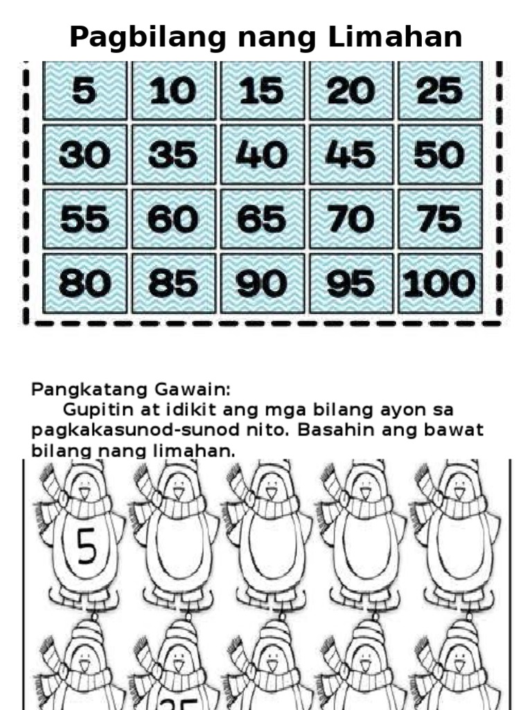 Pagbilang Nang Limahan | PDF