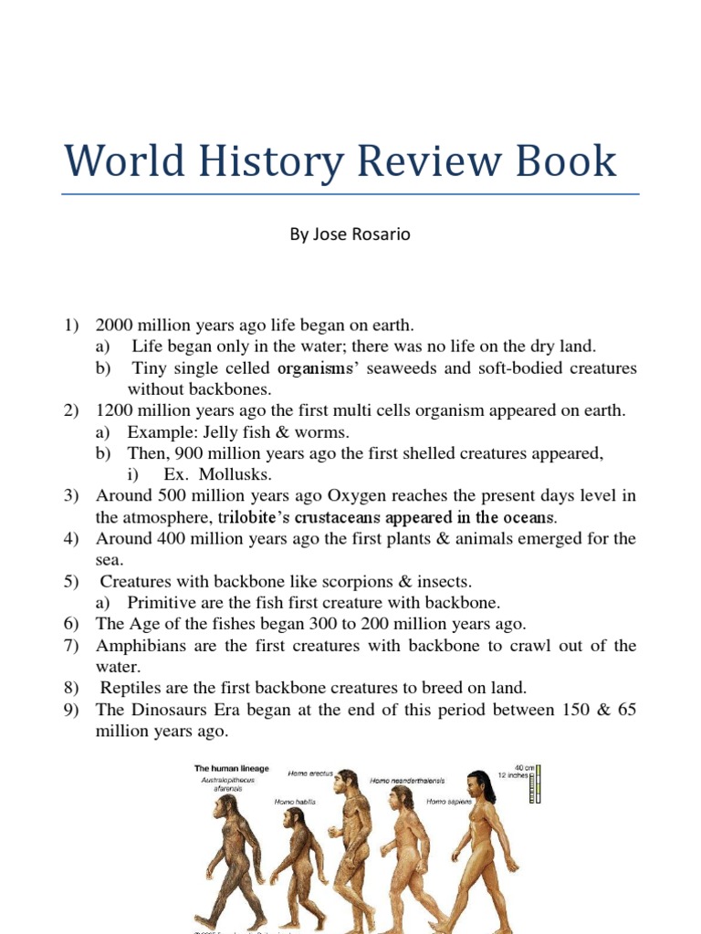 World History Final Exam Review | PDF | Israelites | The Exodus