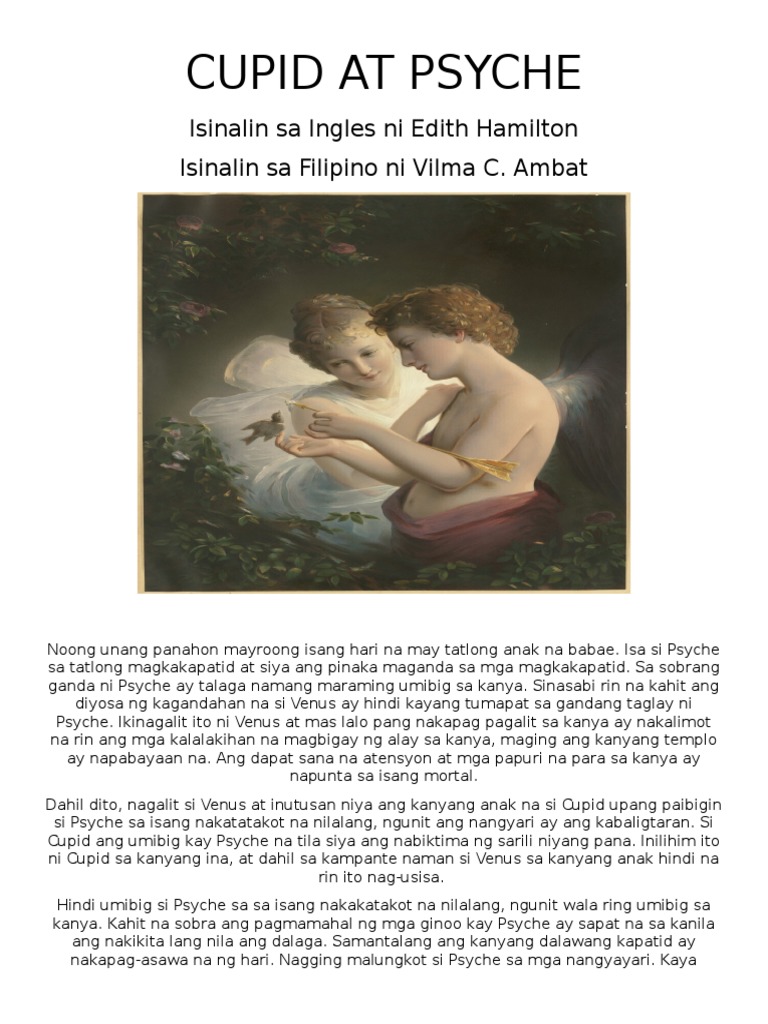 Cupid at Psyche | PDF