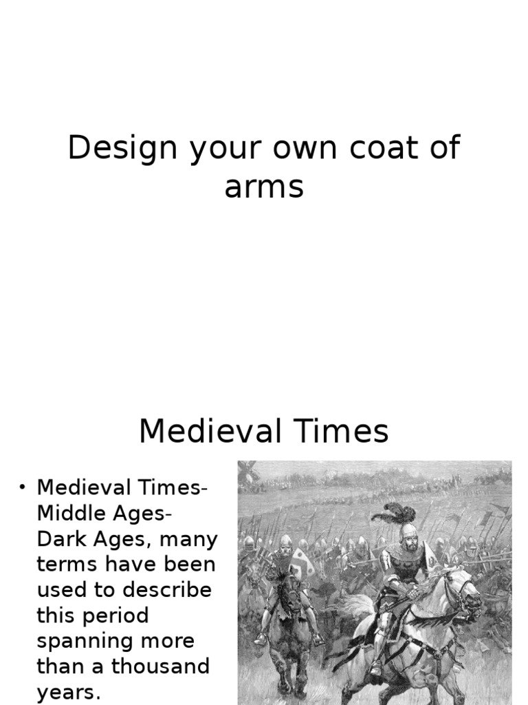 Design Your Own Coat of Arms | PDF | Heraldry | Seal (Emblem)