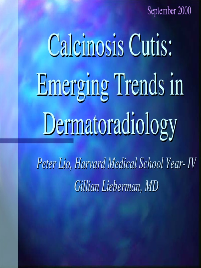 Calcinosis Cutis | PDF | Shoulder | Bone