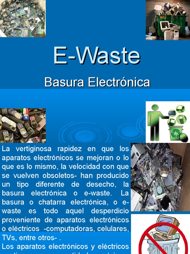 E Waste | PDF | Residuos electrónicos | Residuos