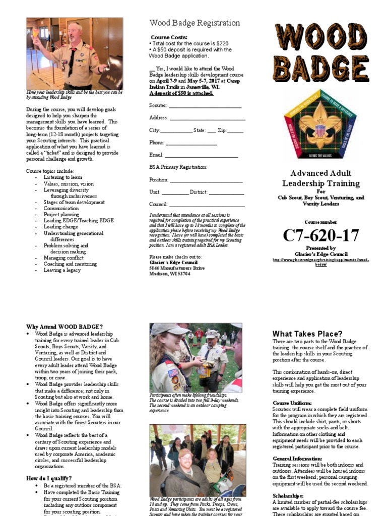 WB Flyer 2017 | PDF | Boy Scouts Of America | Scouting
