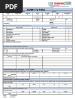General Work Permit Template | PDF | Personal Protective Equipment ...