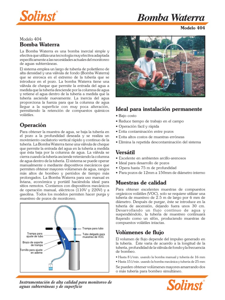 Bomba Waterra | PDF | Bomba | Aluminio